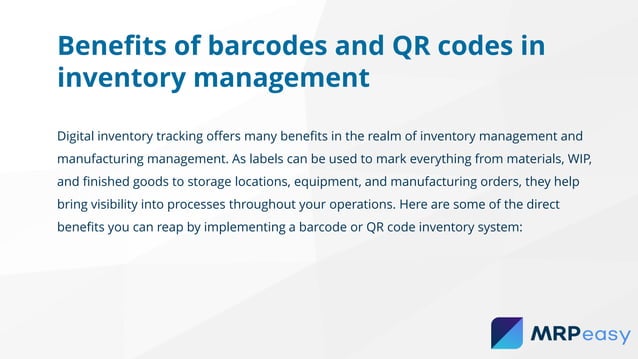 Qr codes vs. barcodes in inventory tracking | PDF | Logistics | Business