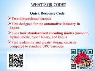 Qr encoder decoder | PPT