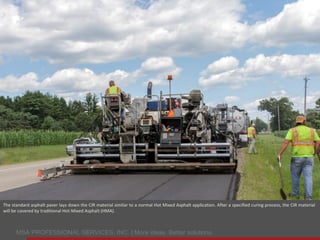 Cold in Place Recycling (CIR) | PPT