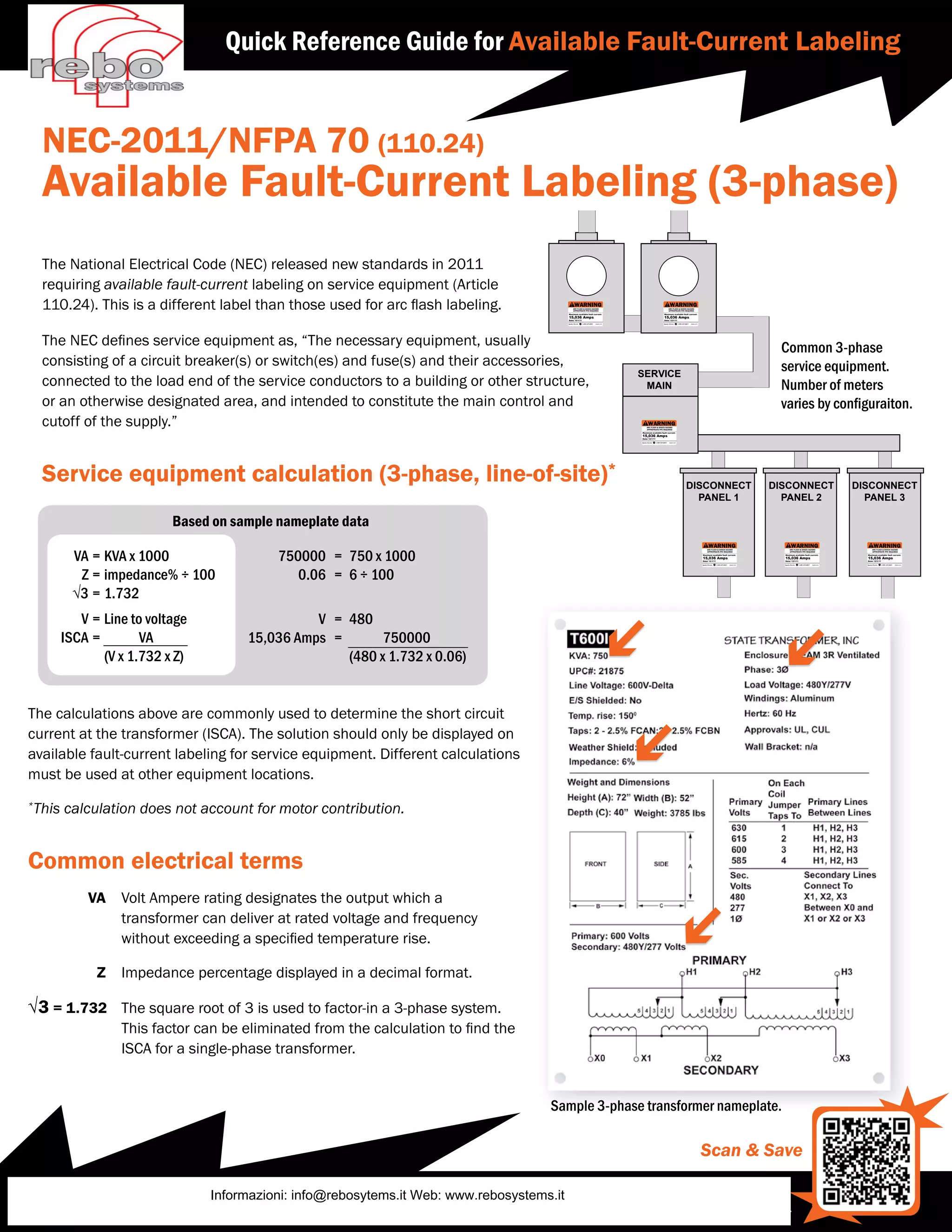 Qrg nec fault-current-labeling library | PDF