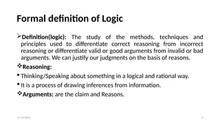 Quantitative Reasoning semester 2 lecture 1 | PPTX