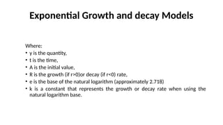 QR II lect 12 (linear & Exponential Growth).pptx