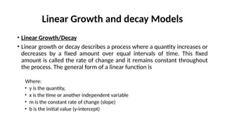 QR II lect 12 (linear & Exponential Growth).pptx