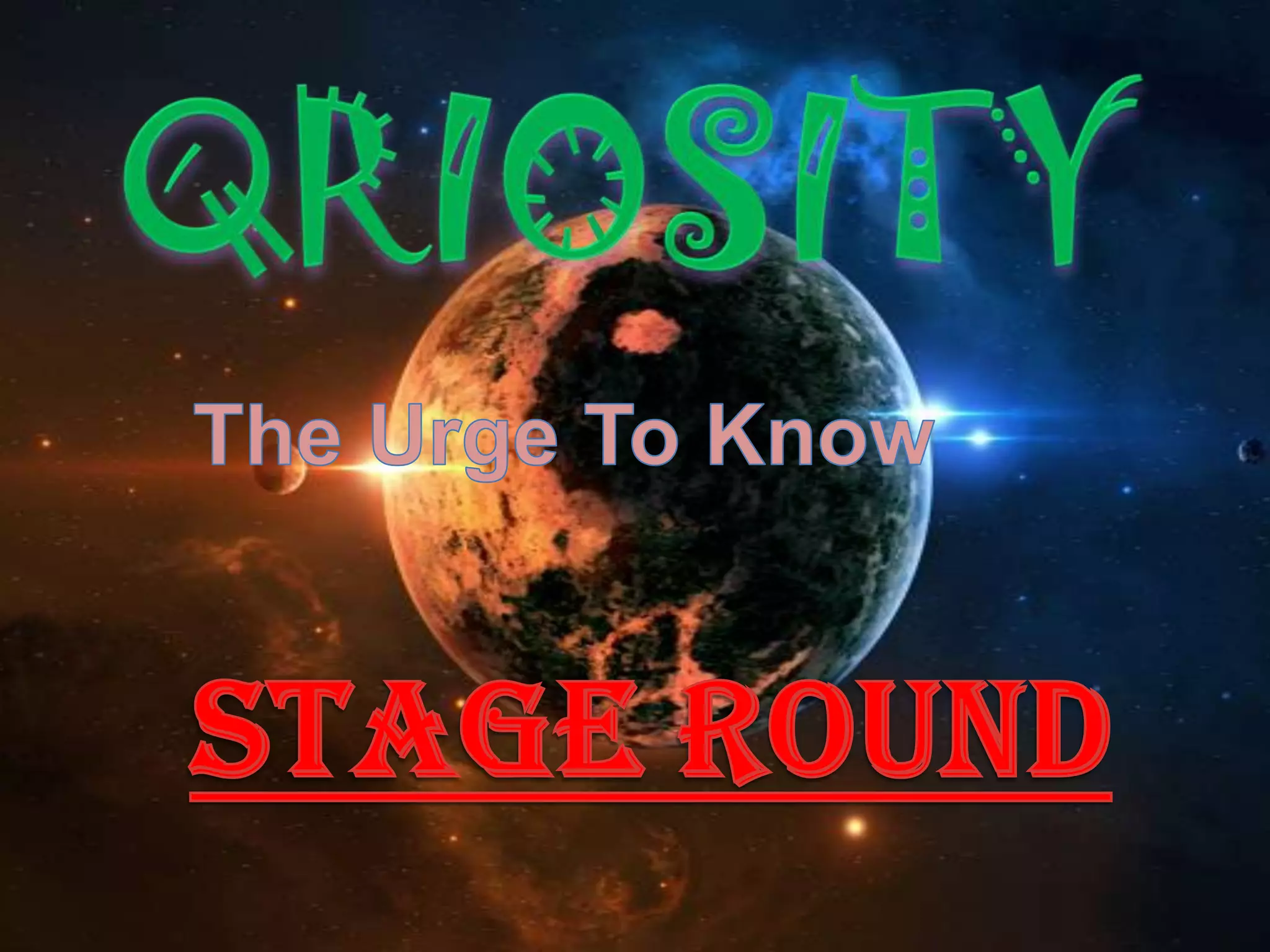 Qriosity General Quiz stage round | PPTX