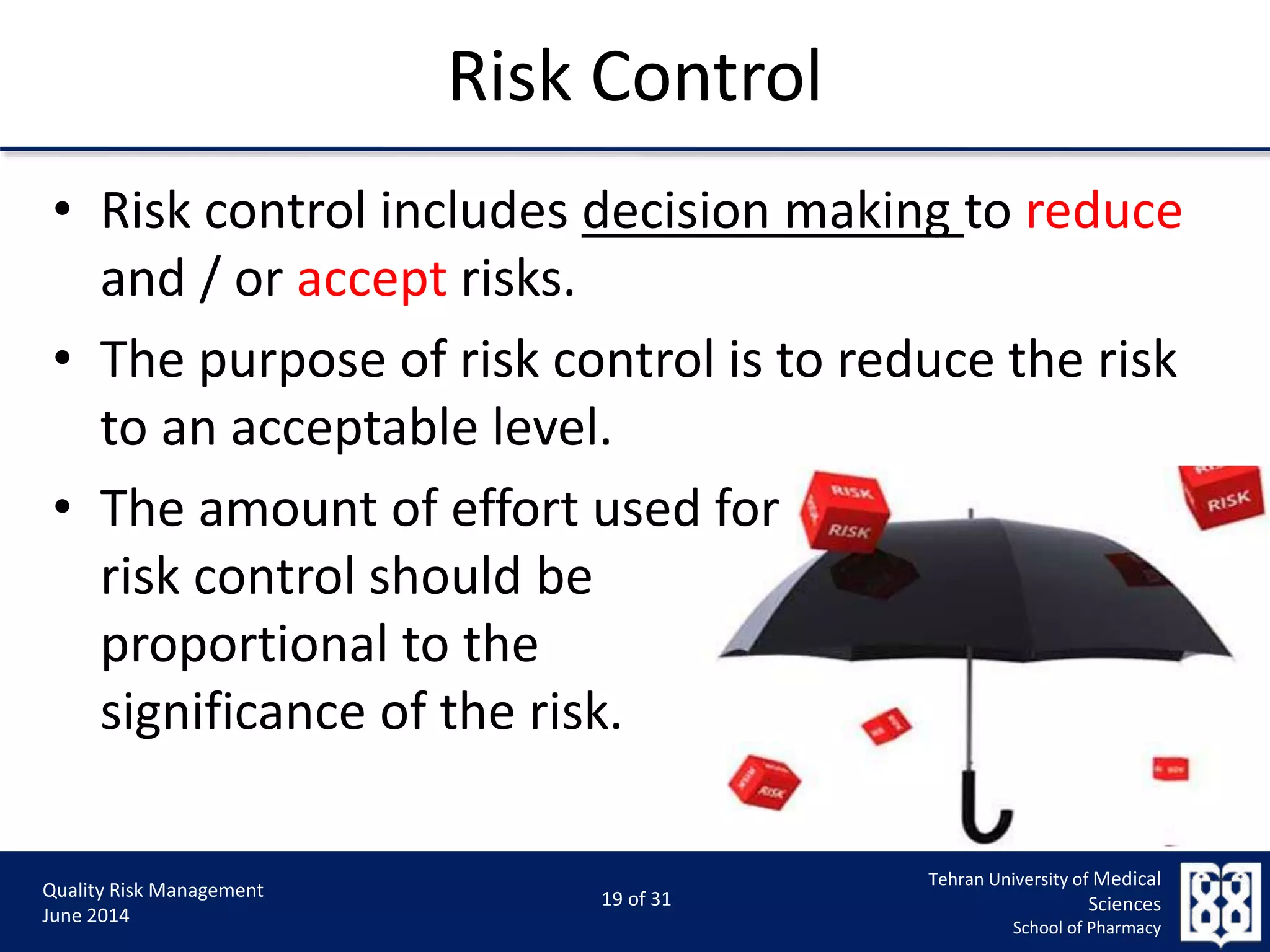 Quality Risk Management | PPTX