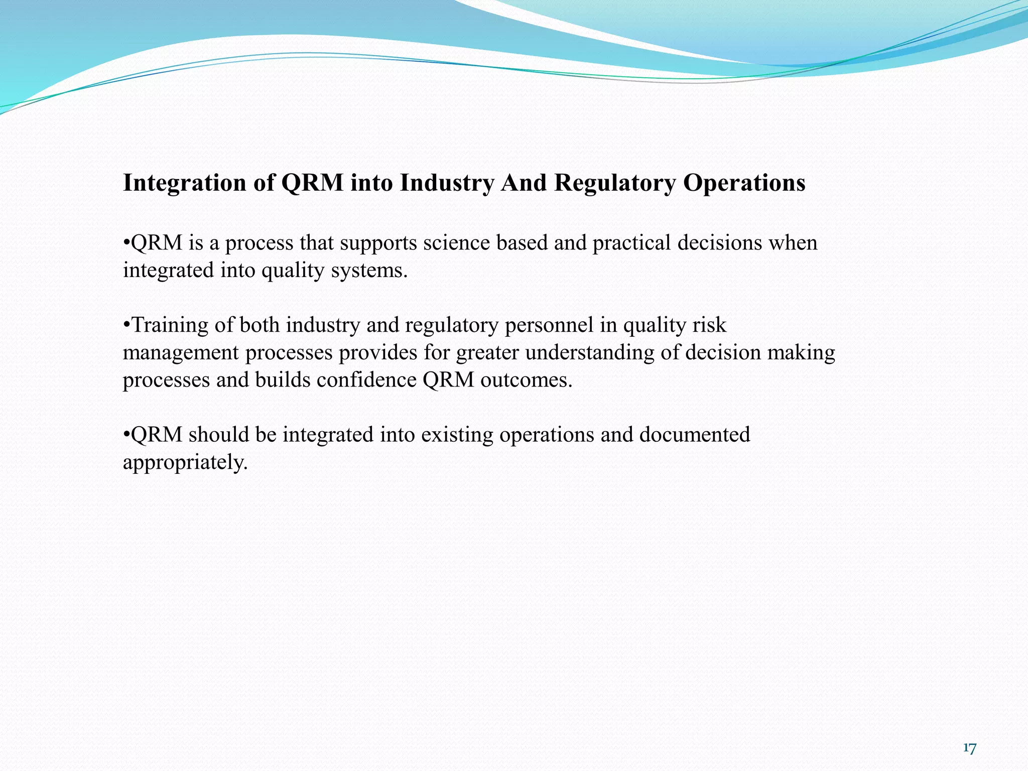 Quality Risk Management | PPTX