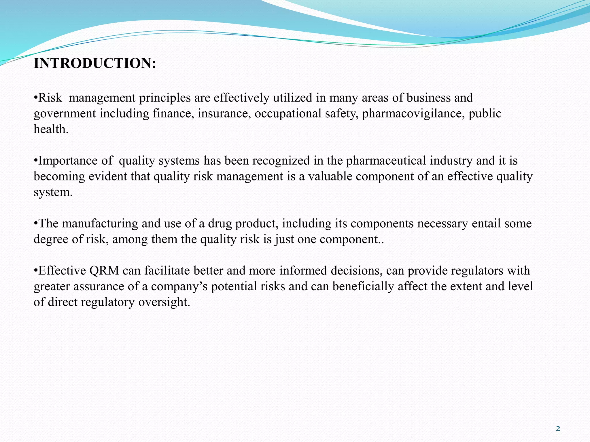 Quality Risk Management | PPTX