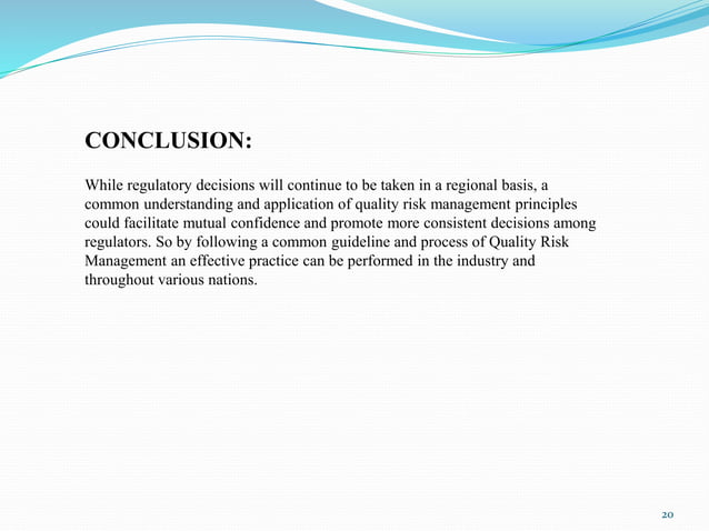 Quality Risk Management | PPTX