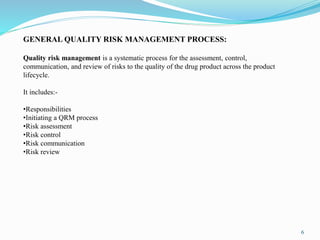 Quality Risk Management | PPTX