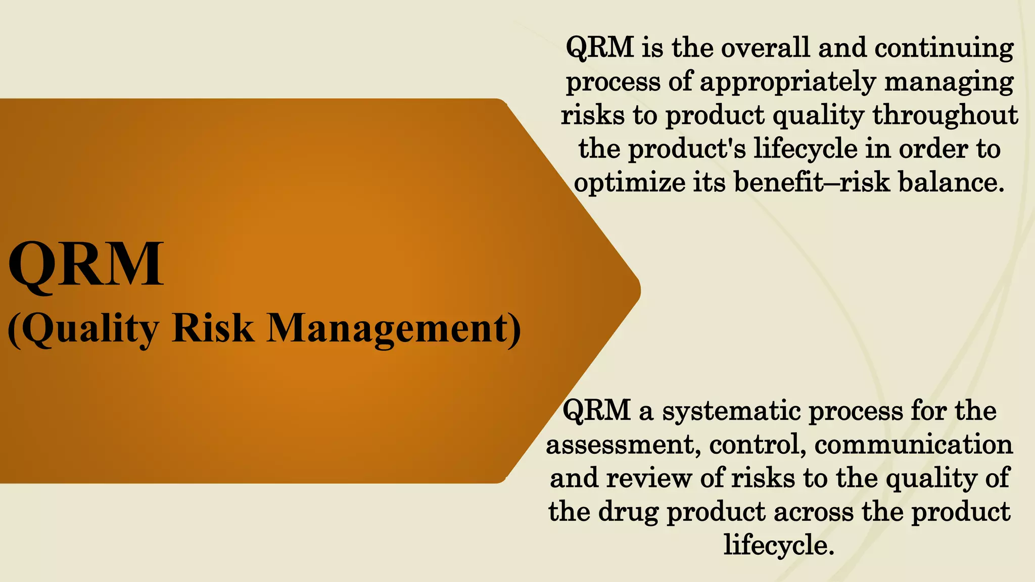 Quality Risk Management | PPTX