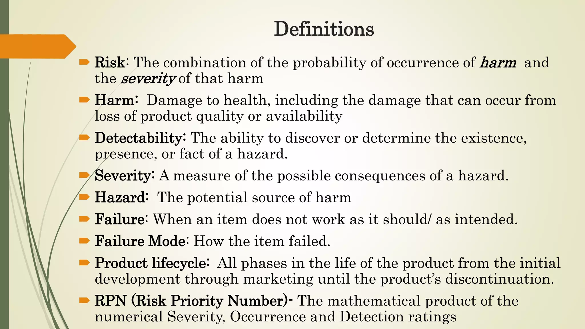 Quality Risk Management | PPTX