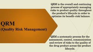 Quality Risk Management | PPTX