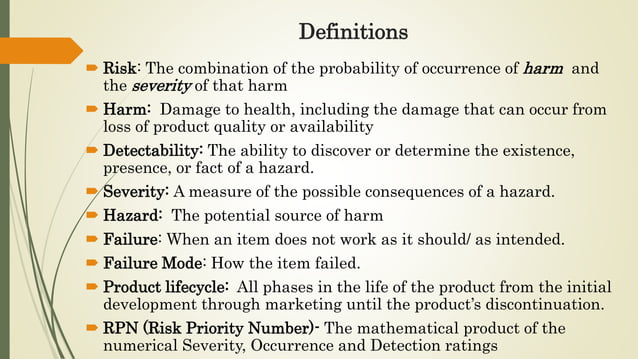 Quality Risk Management | PPTX