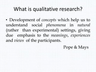 Qrm 210 unit 1 | PPTX