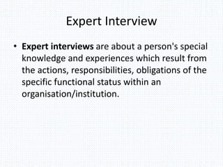 Qualitative Research Methods | PPT