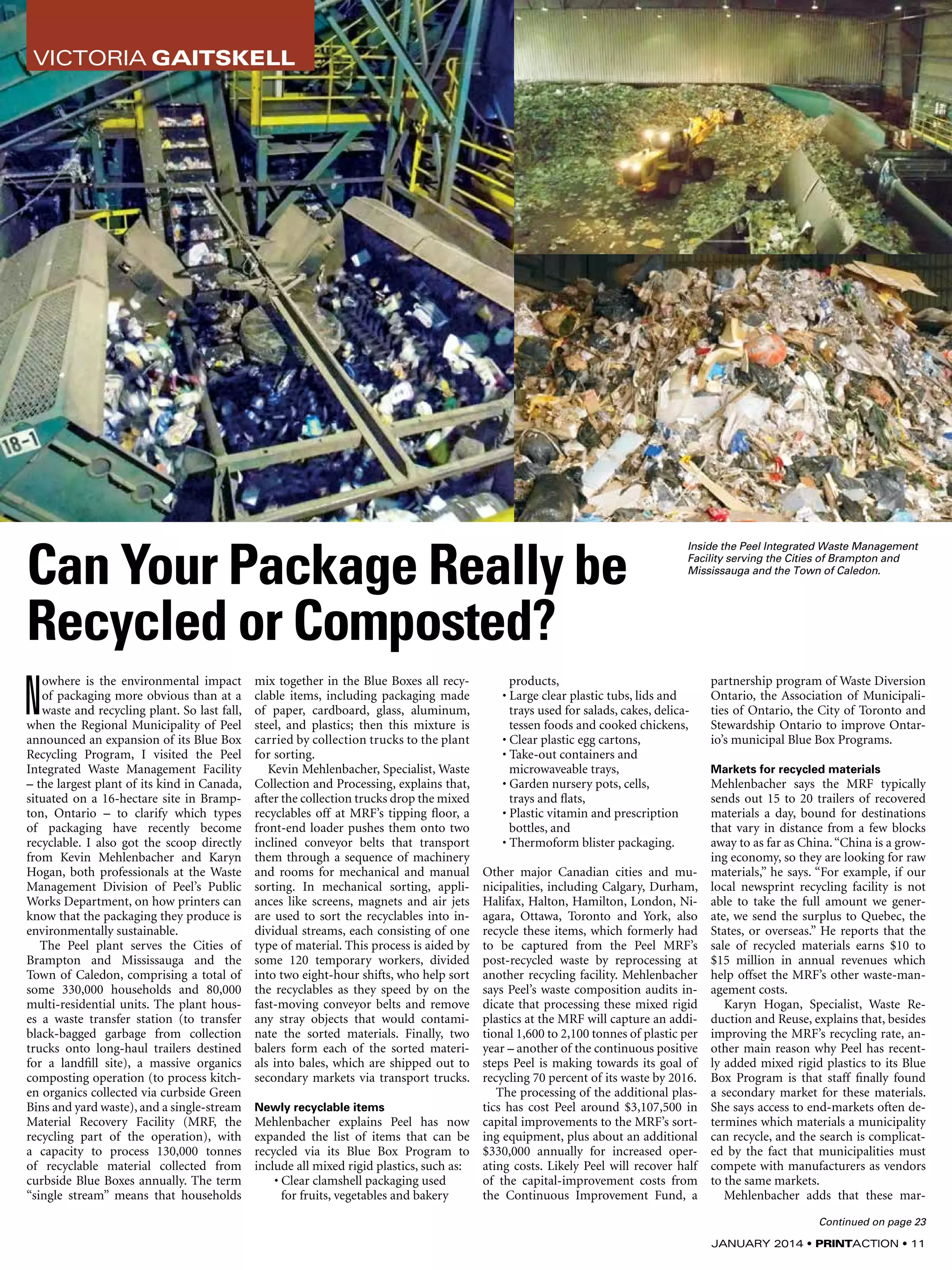 Can Your Package Really Be Recycled Or Composted? | PrintAction | PDF