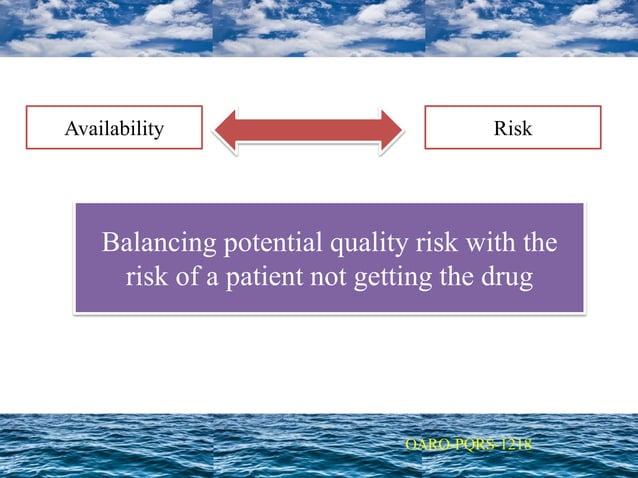 Risk Management In Regulatory Science of Pharmaceutical Manufacturing ...