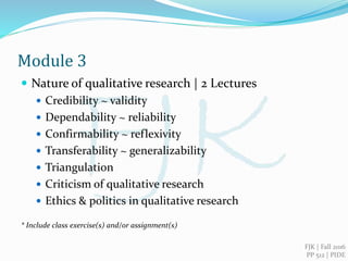 Qualitative Research Methods | PPTX