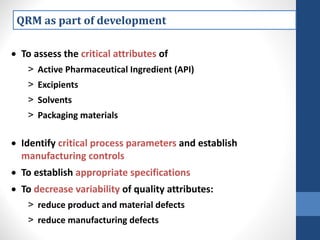 Quality Risk Management | PDF