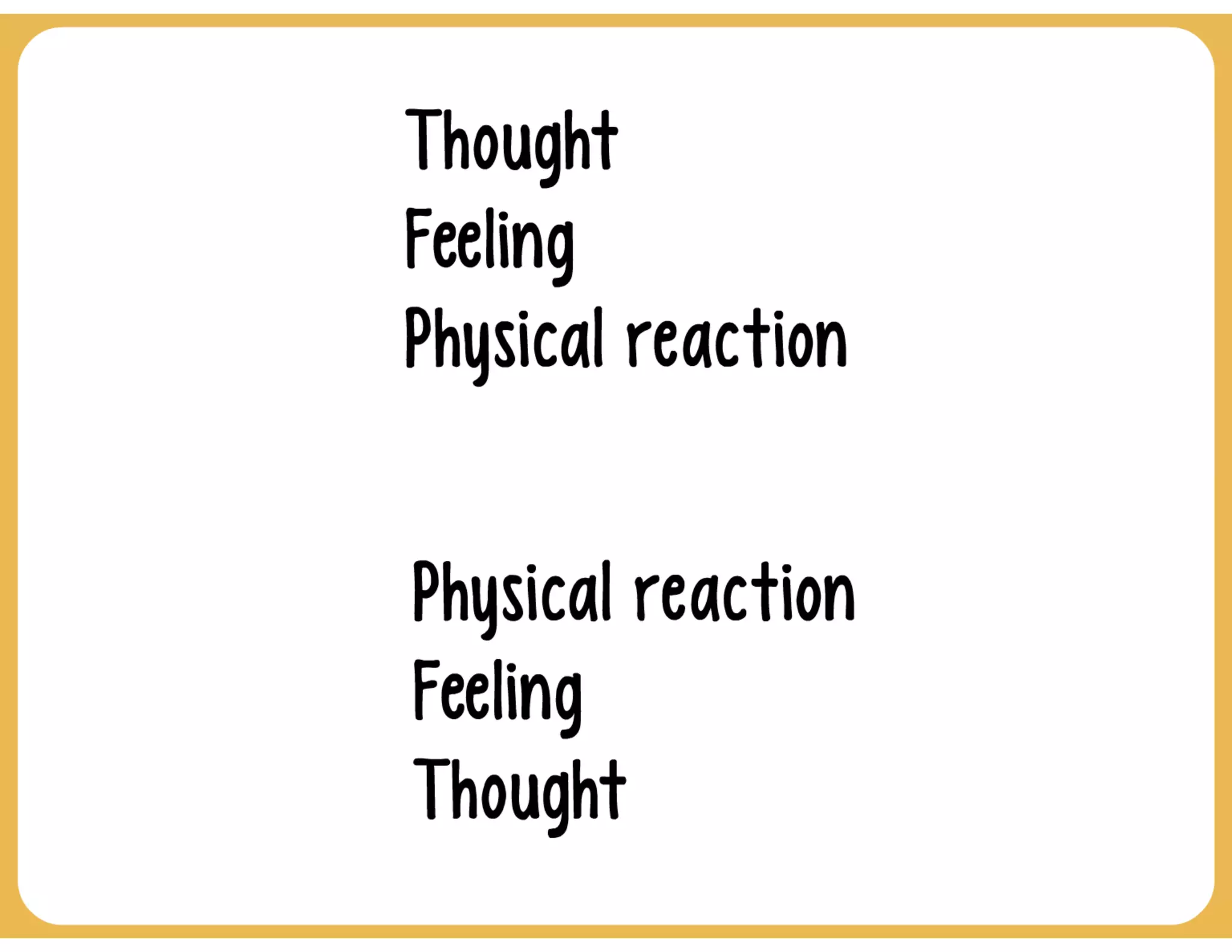 thoughts, feelings, behaviors | PDF