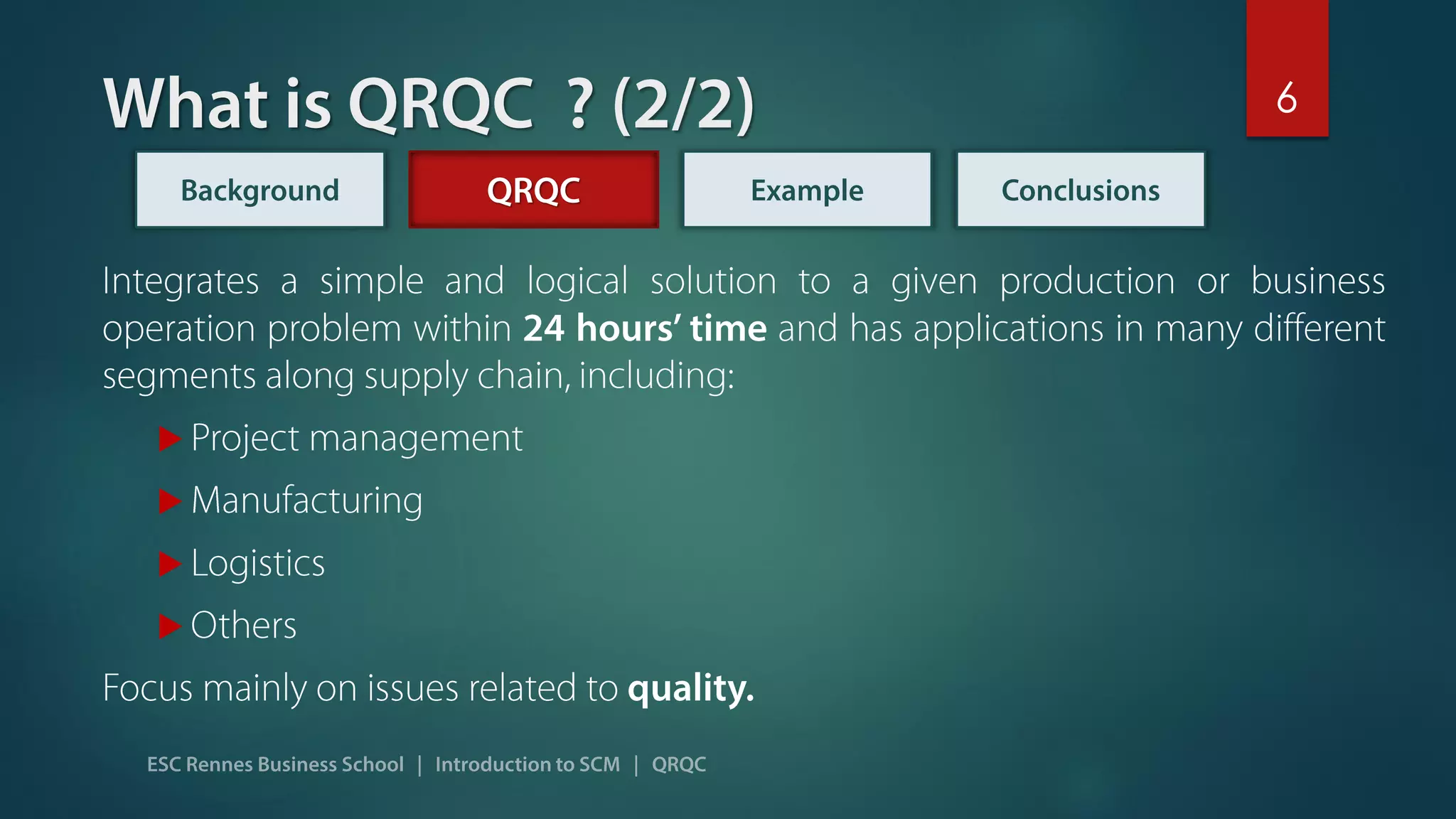 QRQC - Quick Response Quality Control | PDF