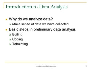 Data analysis | PDF