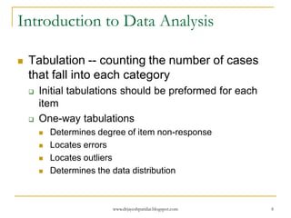 Data analysis | PPT