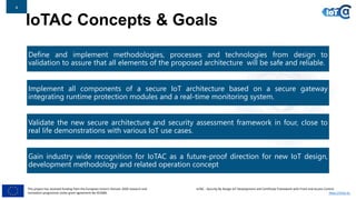 IoTAC - An innovative approach towards security assurance of IoT architecture and services | PPT