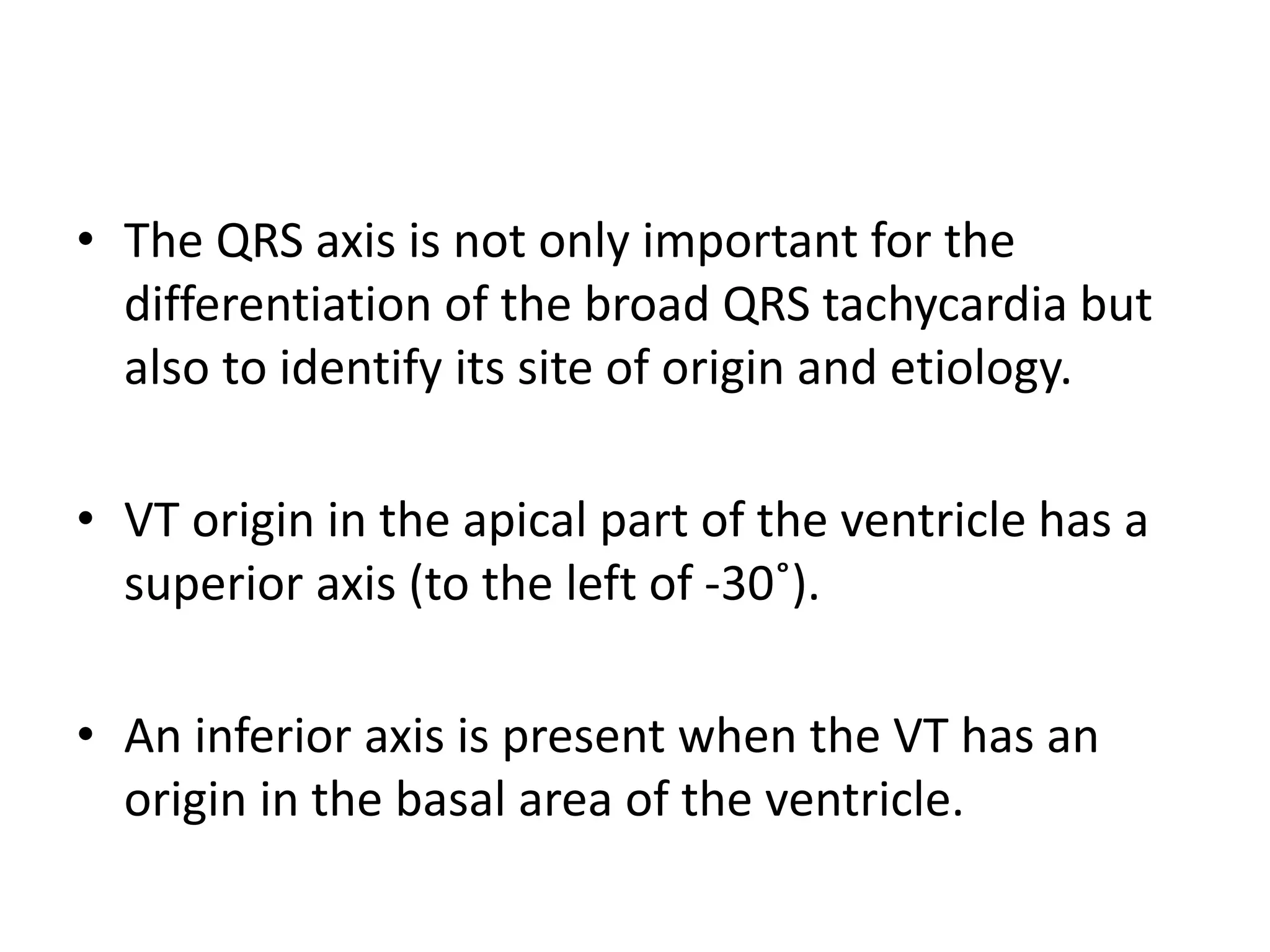 QRS axis change during ventricualr tachycardia (VT) | PPT