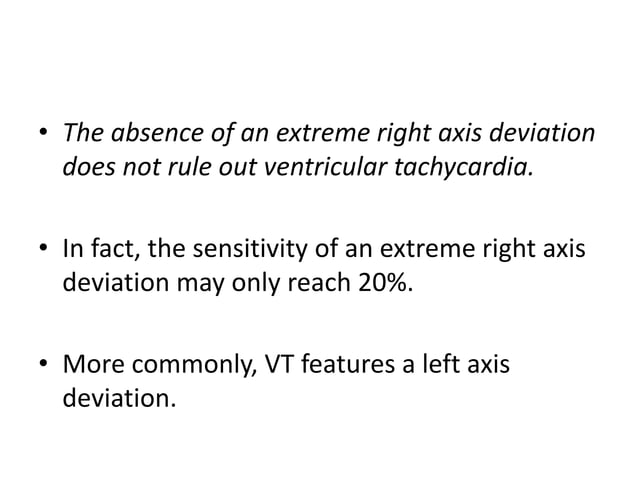 QRS axis change during ventricualr tachycardia (VT) | PPT