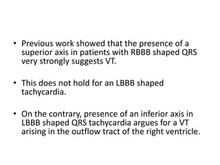QRS axis change during ventricualr tachycardia (VT) | PPT