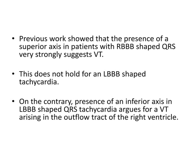 QRS axis change during ventricualr tachycardia (VT) | PPT