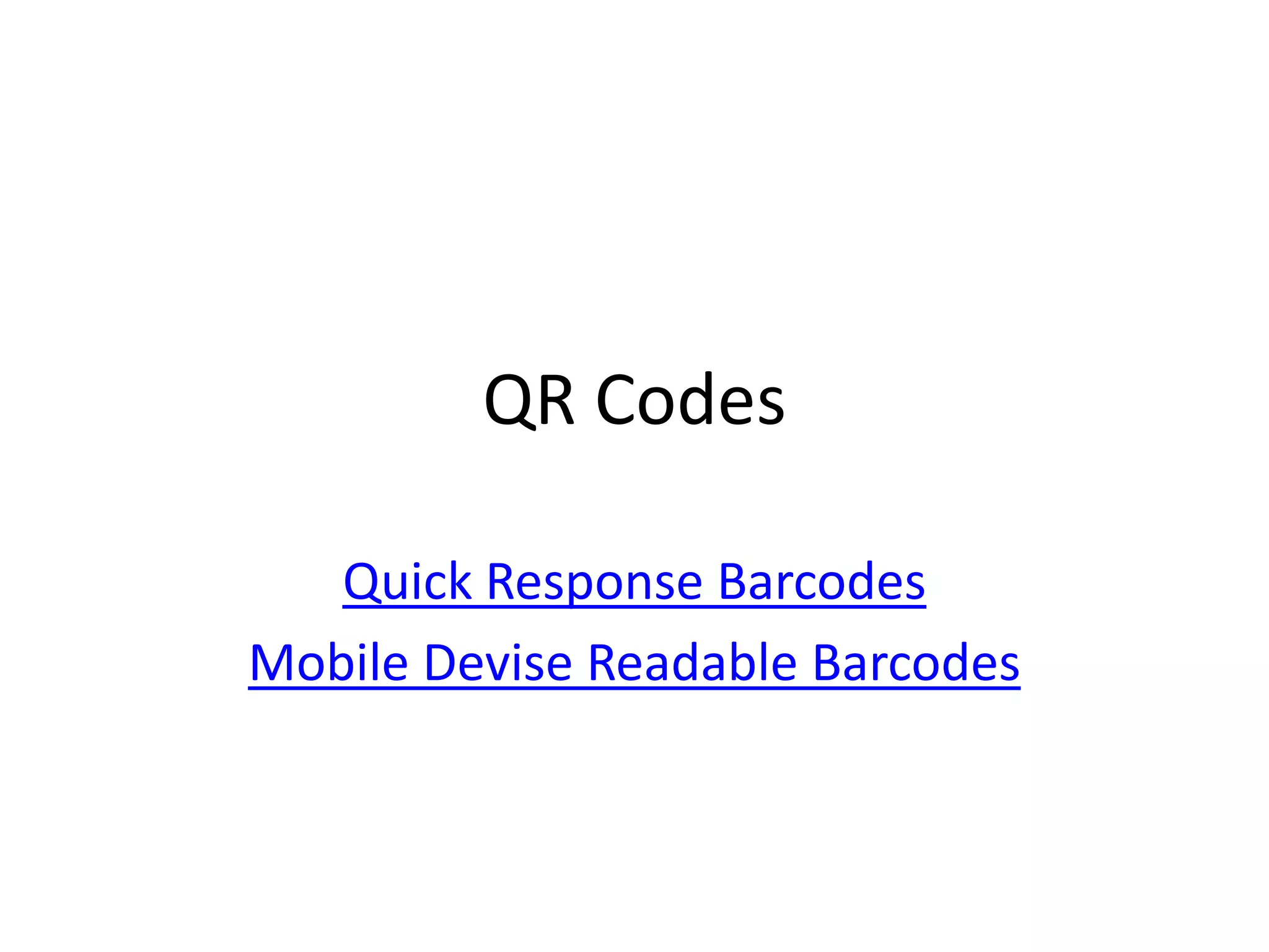 QR scavenger hunt | PPT