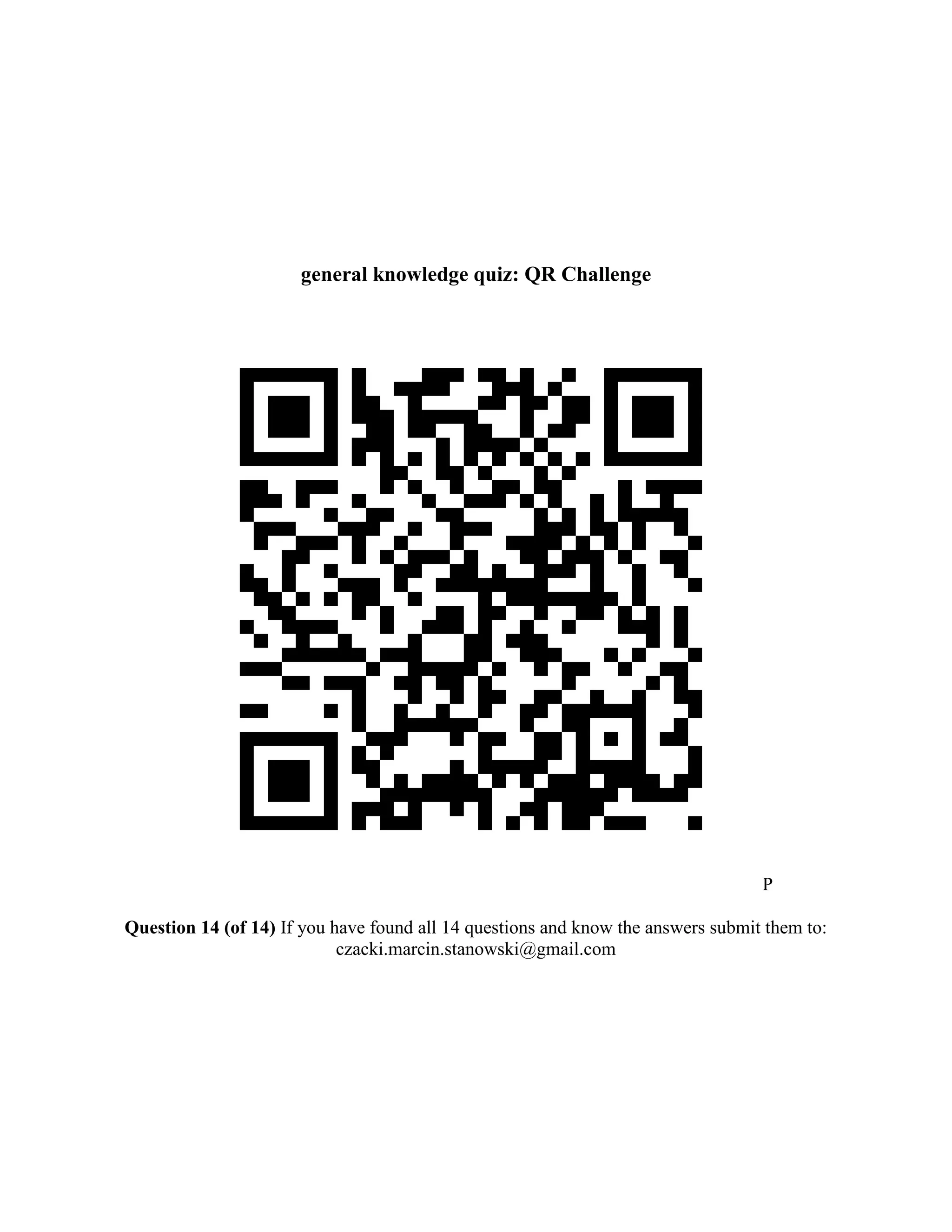 Qr Scavenger Hunt | DOCX | Casino and Gambling Video Games | Video Game ...