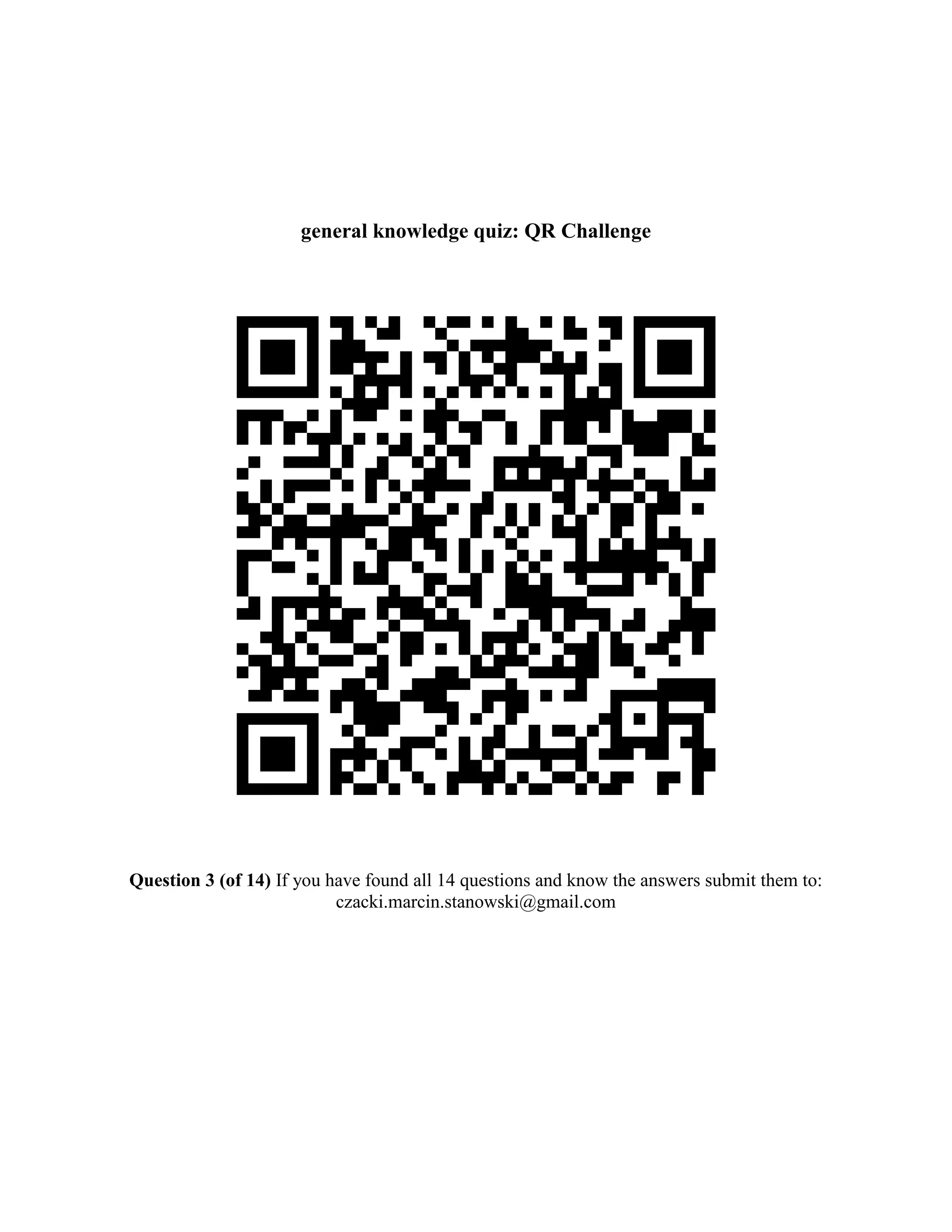 Qr Scavenger Hunt | DOCX | Casino and Gambling Video Games | Video Game ...