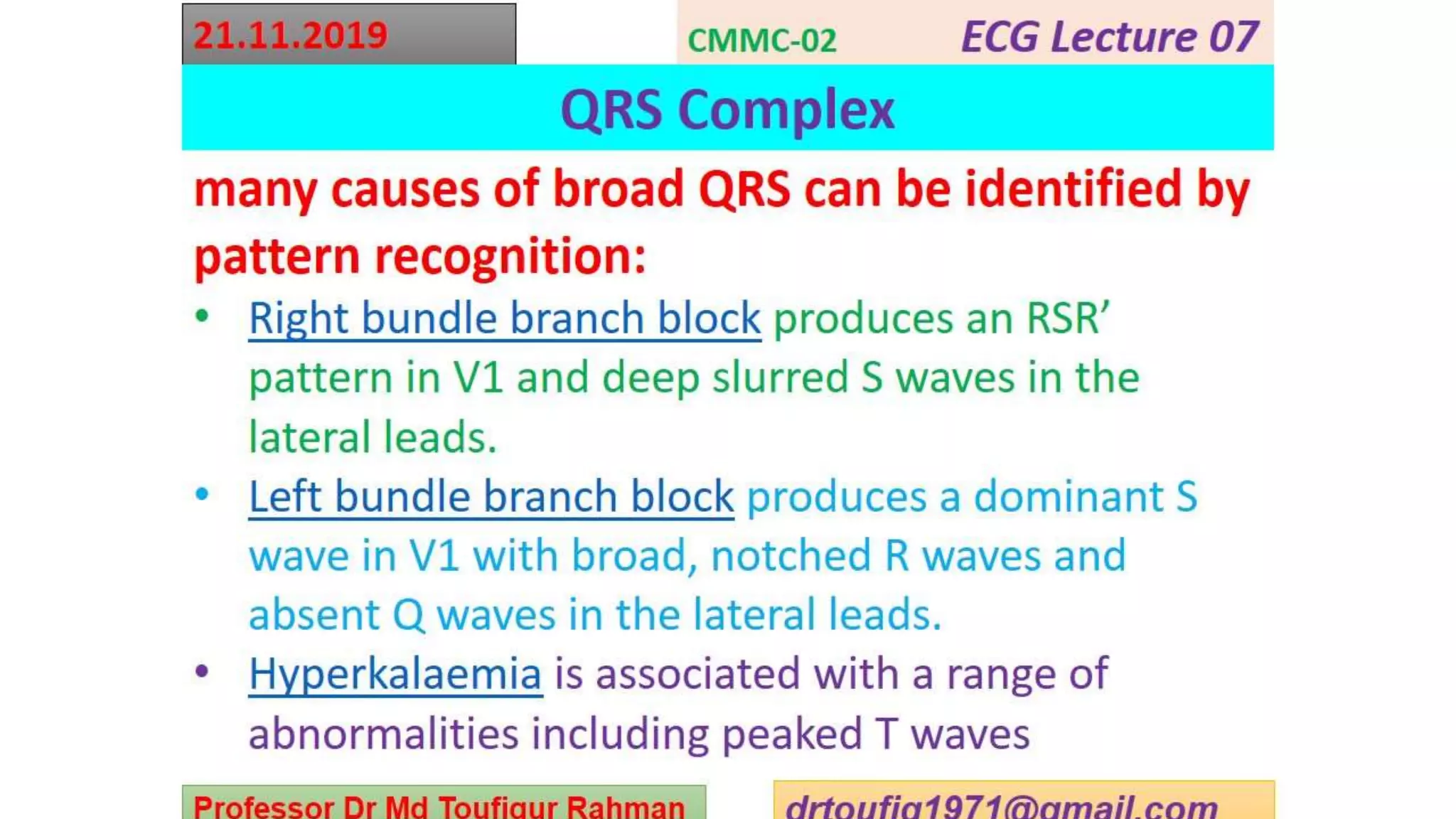 ECG -QRS complex | PPTX