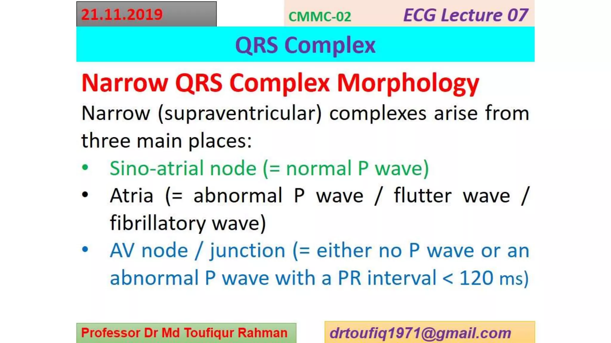 ECG -QRS complex | PPTX