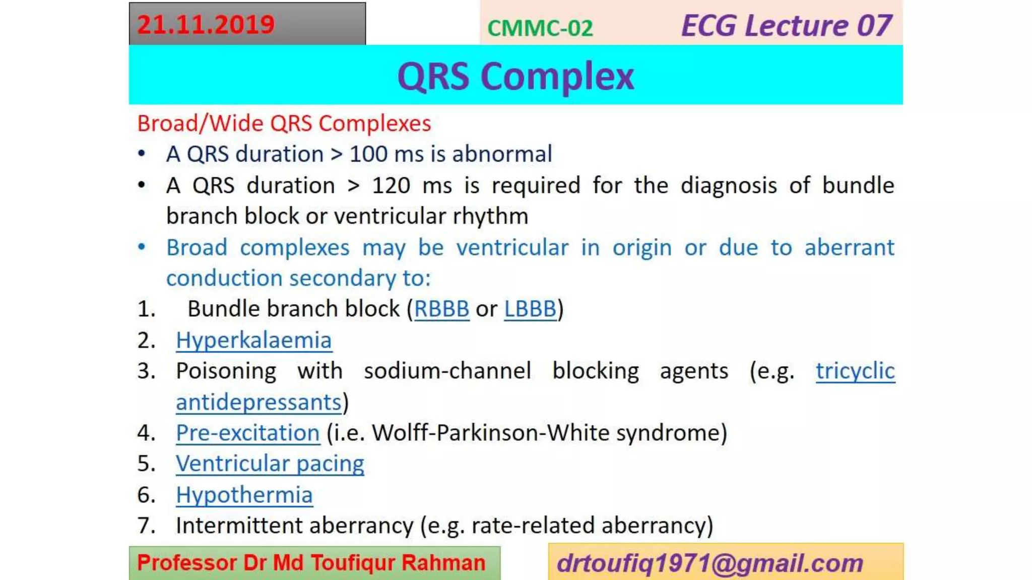 ECG -QRS complex | PPTX