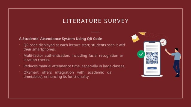 QR Smart.pptx QR COde Attendance Managemnet System | PPTX
