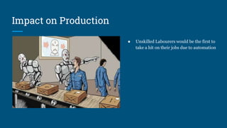 Impact of Automation on Jobs | PPTX