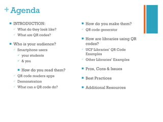 QR CODES IN AN ACADEMIC SETTING | PPT