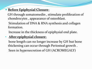 growth hormone action | PPTX