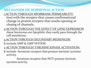 growth hormone action | PPTX