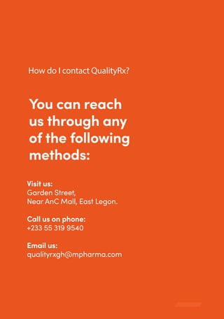 QualityRx Brochure | PDF