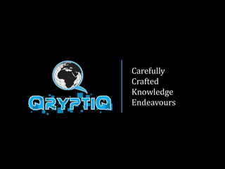 Qryptiq Corporate Profile | PPT
