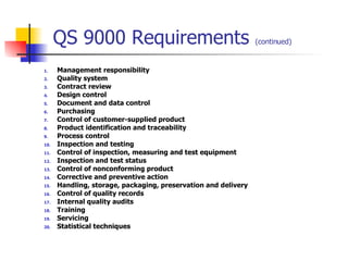 Qs 9000 | PPT | Business Administration | Business