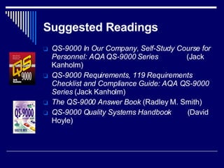 Qs 9000 Training Slides | PPT
