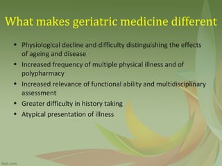 Unique Features of Geriatric Patients | PPT