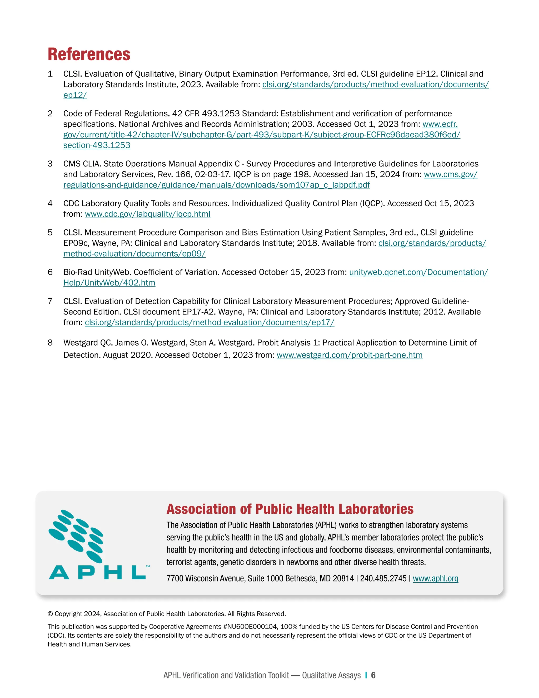 Verification And Validation Toolkit Determining Performance Characteristics Of Qualitative