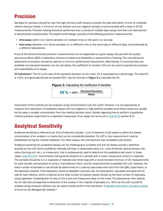 VERIFICATION AND VALIDATION TOOLKIT Determining Performance Characteristics of Qualitative ...